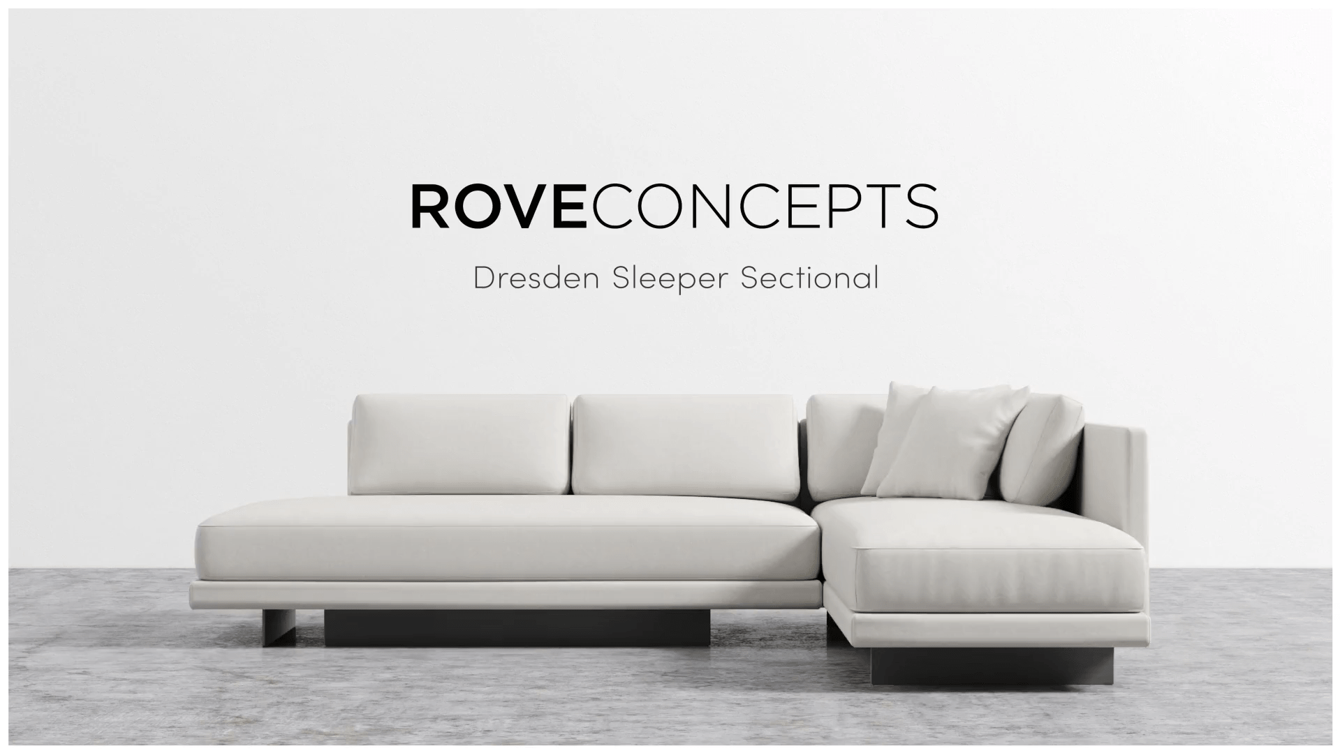 Dresden Sleeper Sectional | Rove Concepts